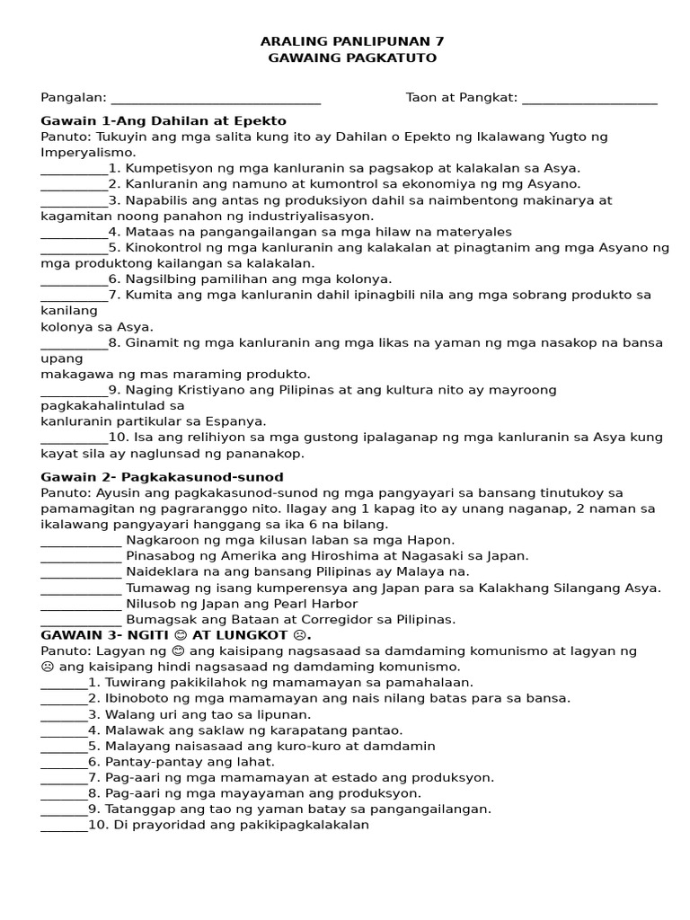 G7 - Remedial Activity | PDF