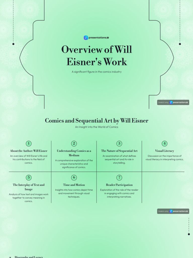 Comics and Sequential Art by Will Eisner | PDF