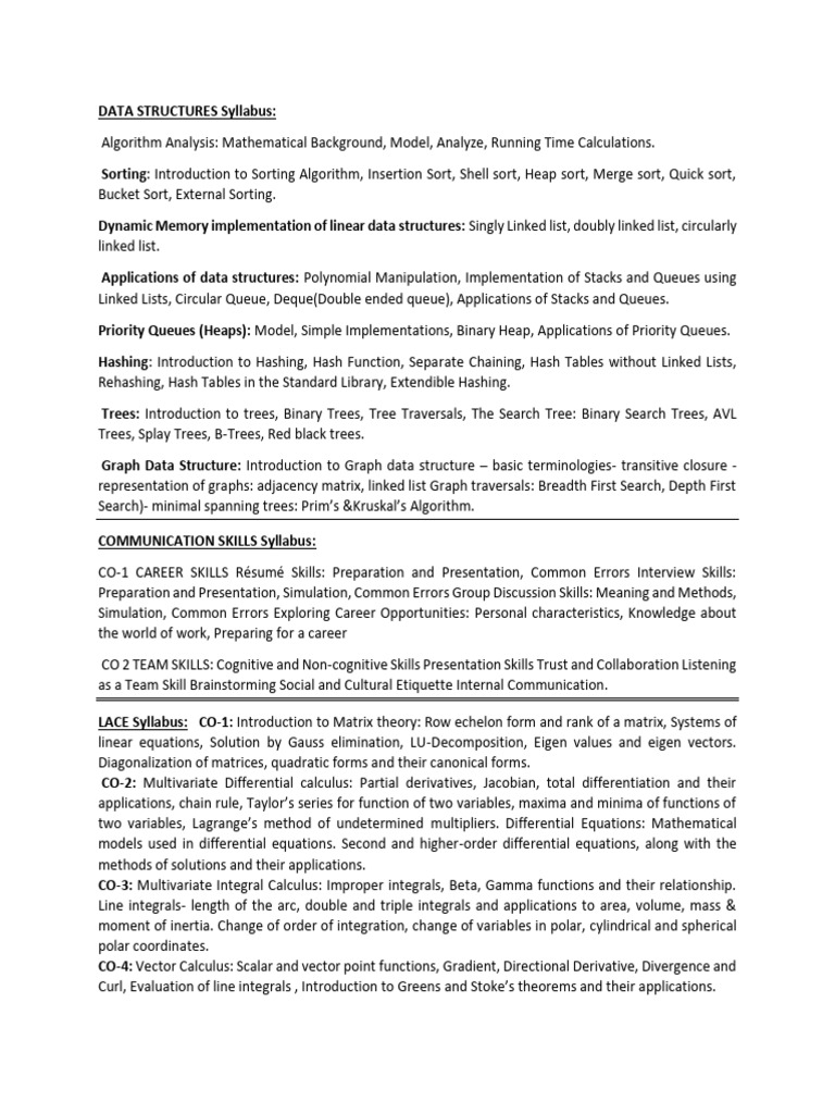 Course Handouts Even Sem-1 | PDF | Integral | Html