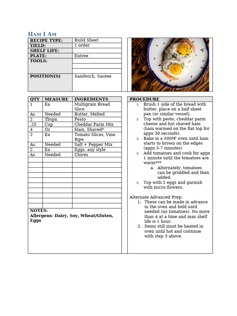 New Build Sheets | PDF | Waffle | Pancake