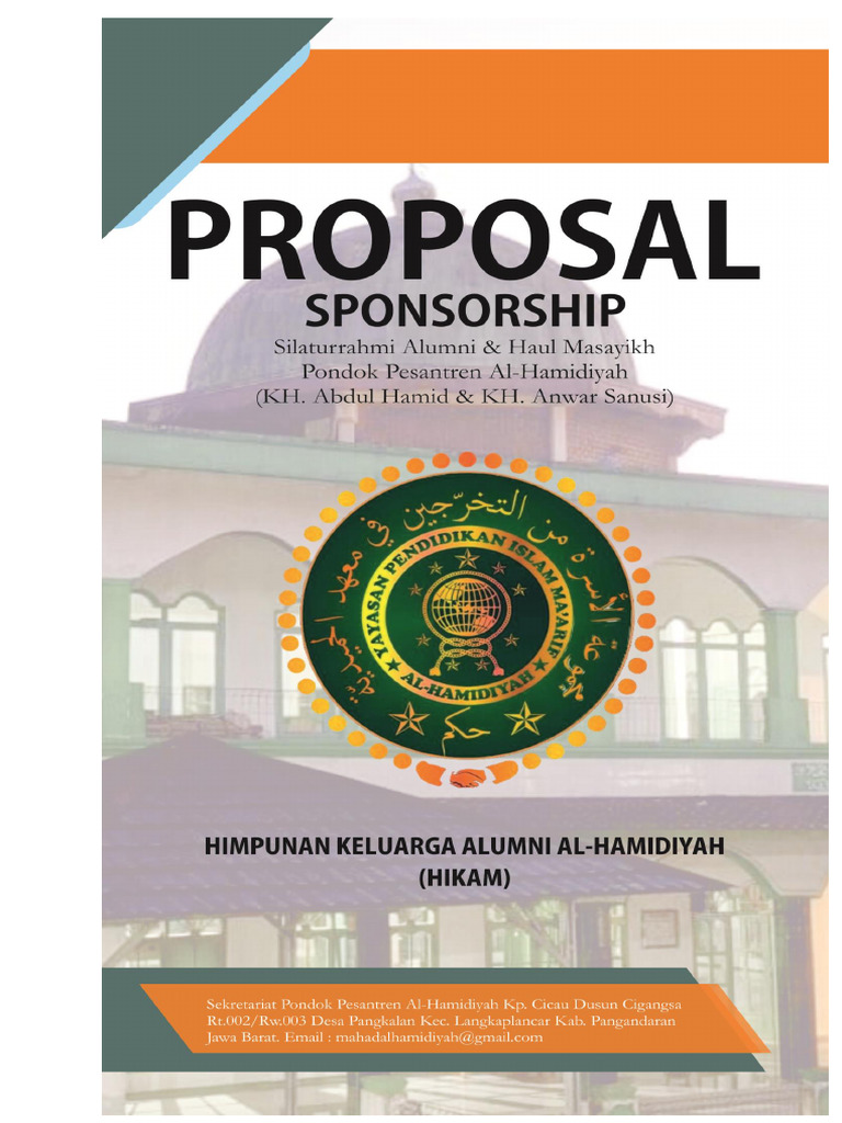 Proposal Silaturrahmi Dan Haul | PDF