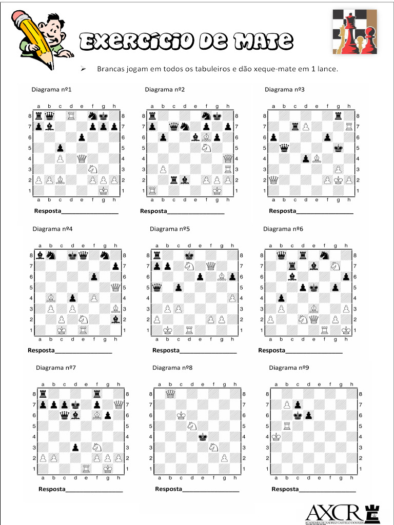 Mate em 1 (Dificil) | PDF