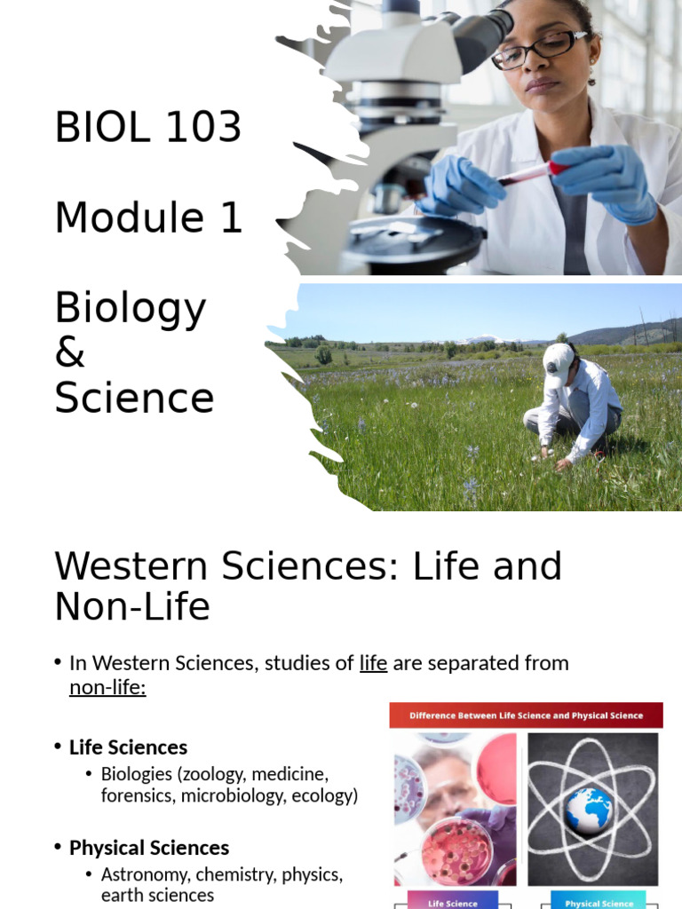 Module 1 Biology & Science | PDF | Life | Biology