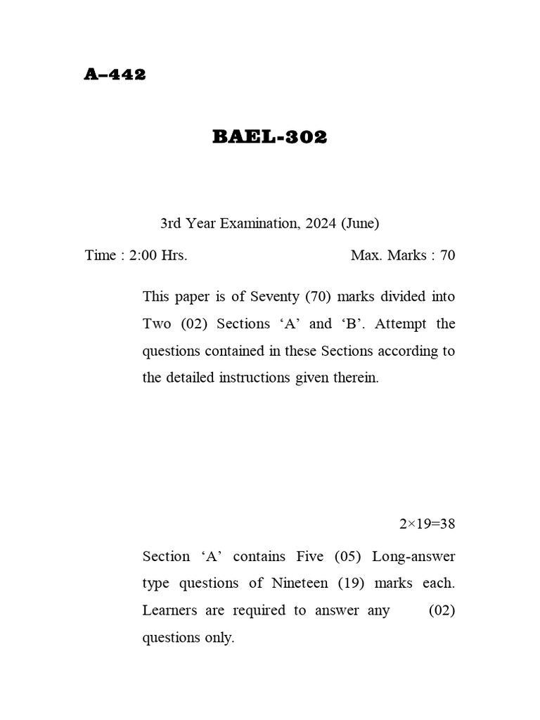 Bael 302 | PDF | Poetry | British Poetry