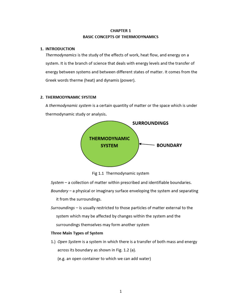 CHAP 1. Basic Principles, Concepts and Definition - 110355 | PDF | Pressure | Fahrenheit