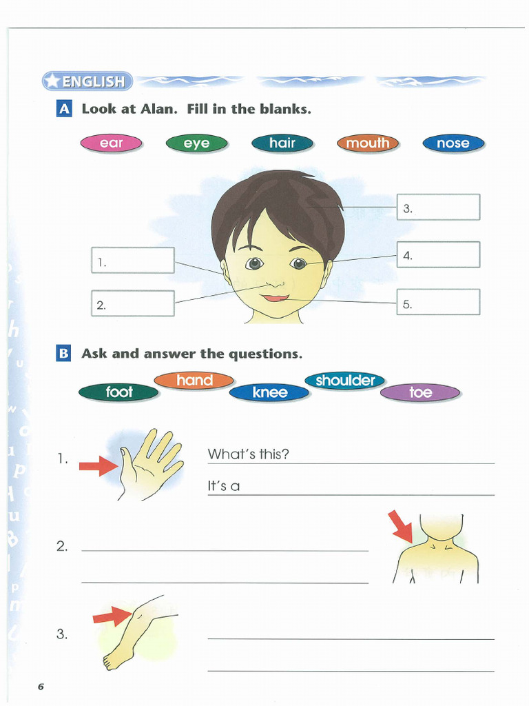 WS P1 ENGLISH WORKSHEET (17-8-09) Eng01 - 01 | PDF