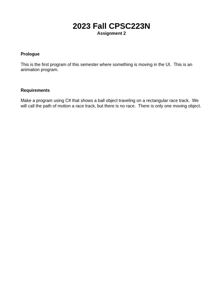 2023fall223n Assignment2 | PDF | Button (Computing) | User Interface