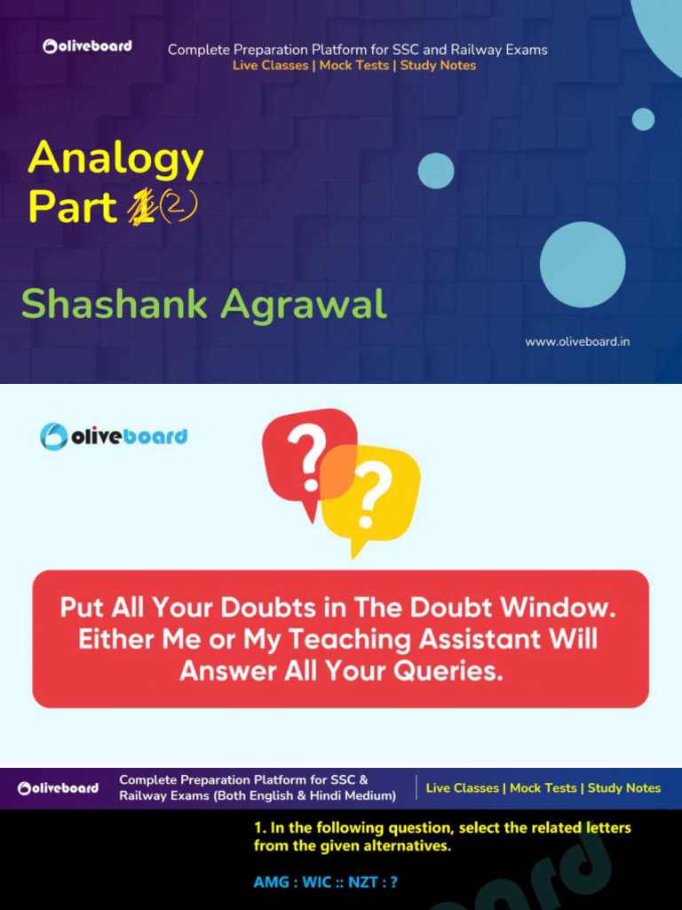 Analogy - Part 2 1730807084 | PDF