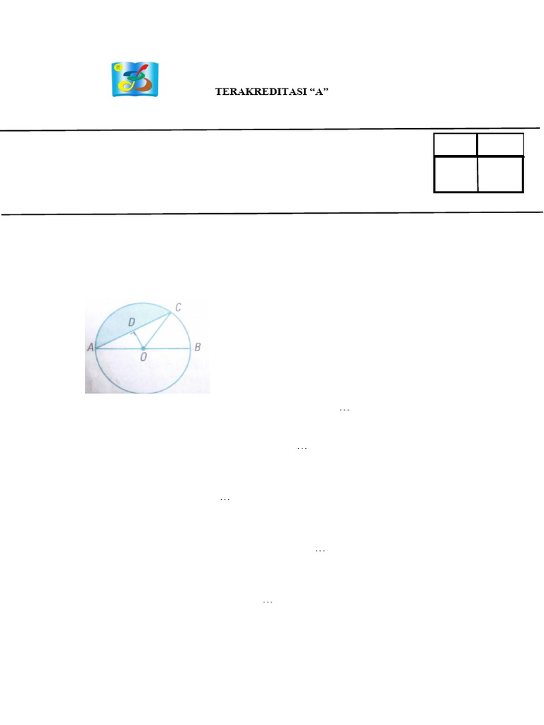 PH MTK Kelas 6 Lingkaran | PDF