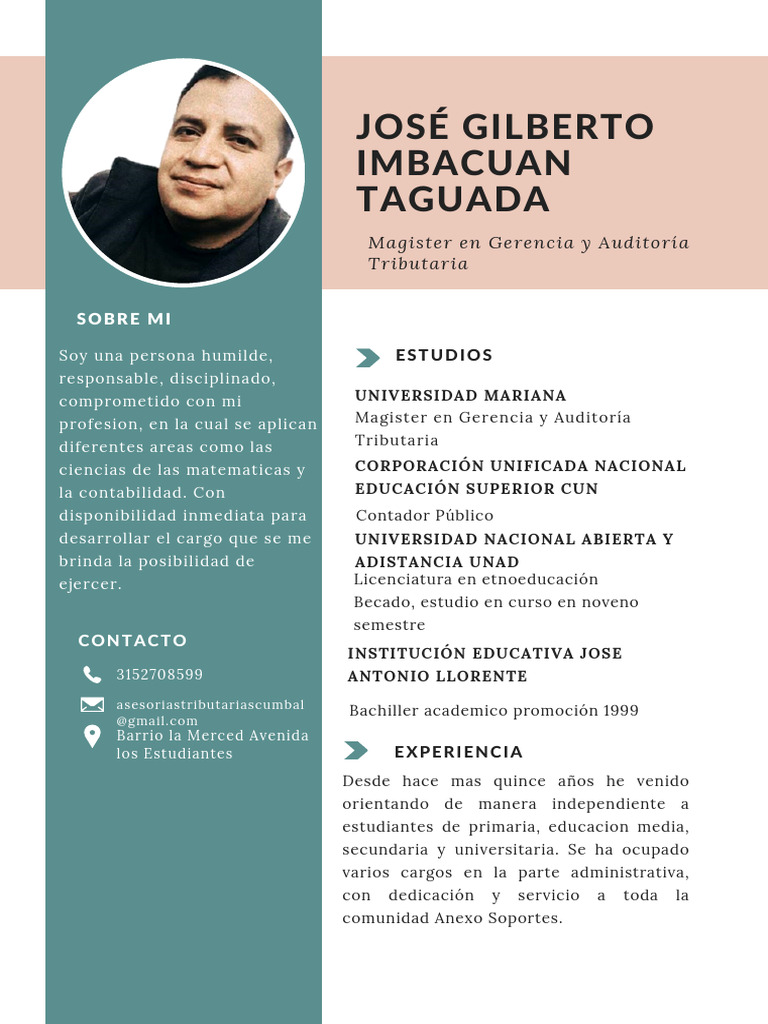 Currículum Vitae - Jose | PDF | Contador