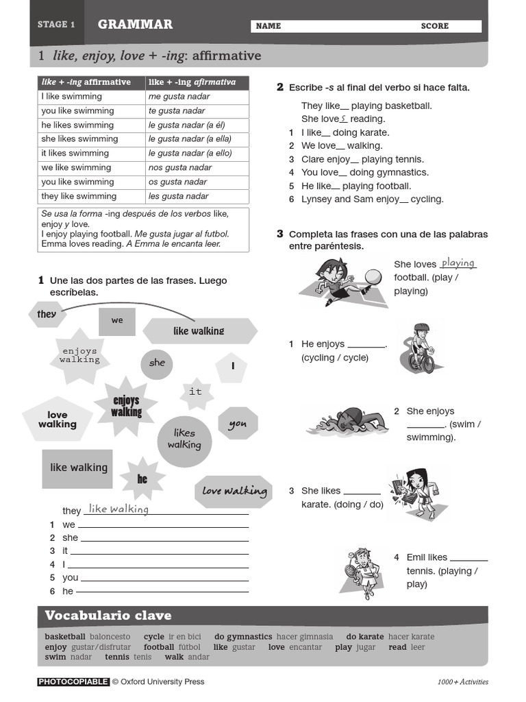 238 1-Like Enjoy Love Ing Affirmative | PDF