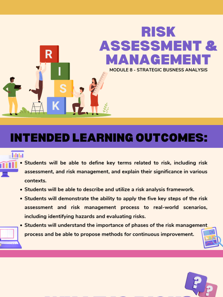 Chapter 8 - Risk Assessment - Management | PDF | Risk | Risk Management