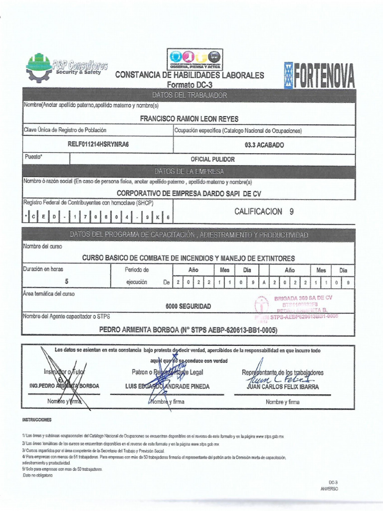 Dc3 Leon Reyes Francisco | PDF