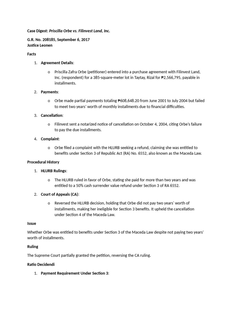 Civil Code Finals Cases Digested | PDF | Mortgage Law | Deed