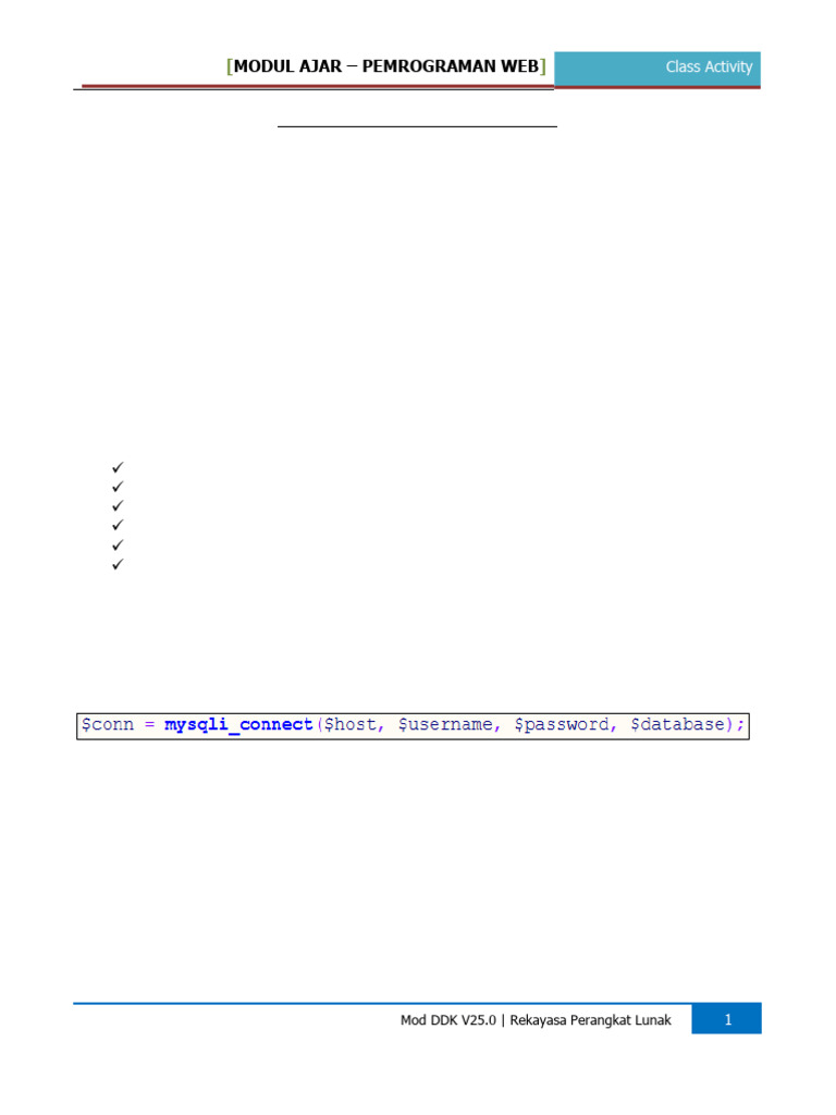 13. MODUL 13 - User Interface Basis Data Pada Halaman Web | PDF