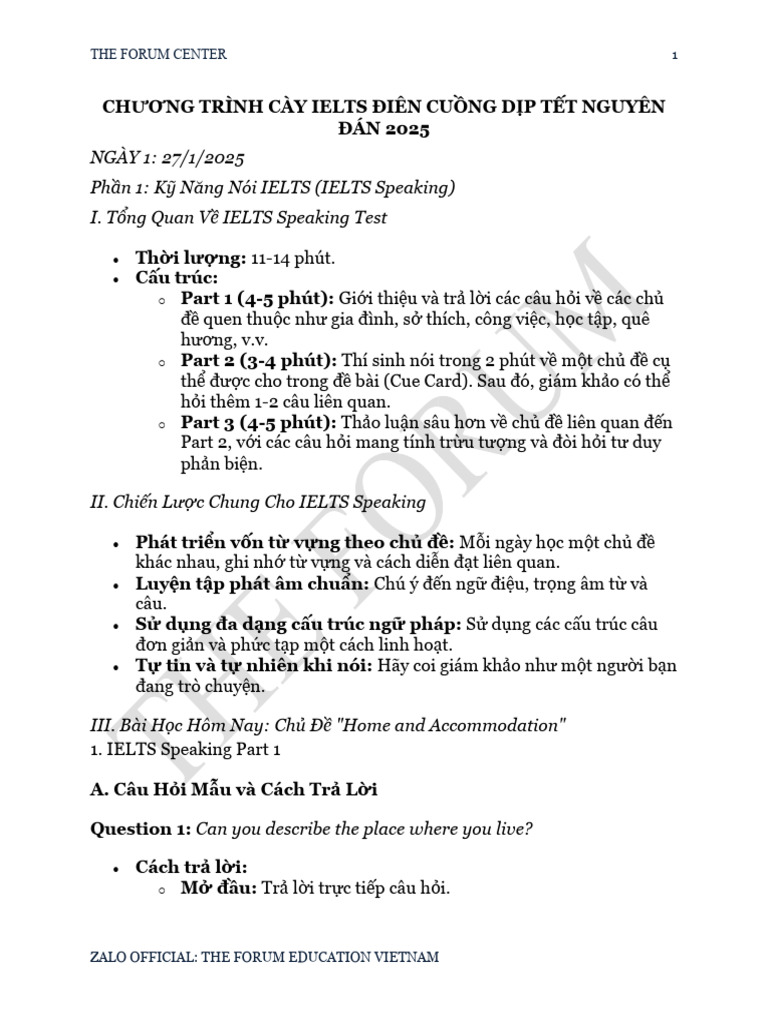 Caì y Ielts Xuyeì N Teì Ì T | PDF