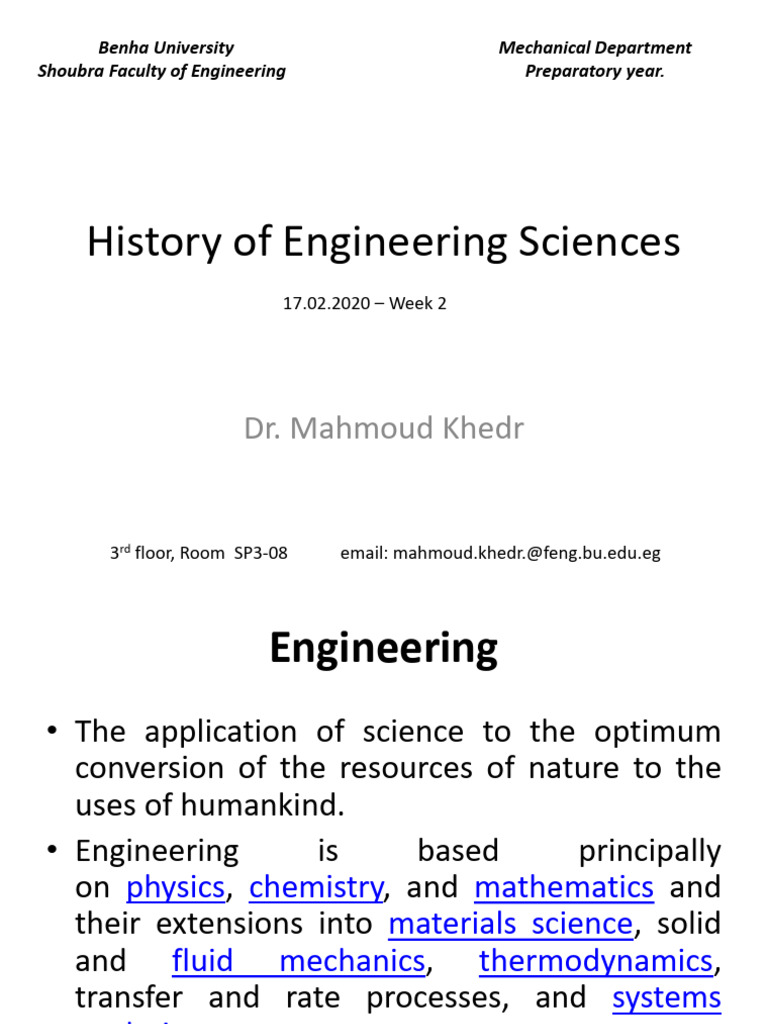 Lect 1 | PDF | Engineering | Mechanical Engineering