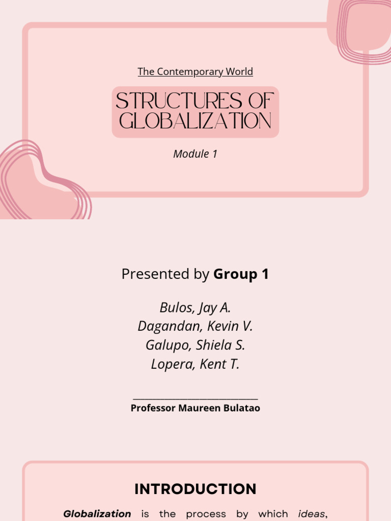 Cw-Module-1-Ppt 20250121 003316 0000 | PDF | Globalization | Market ...