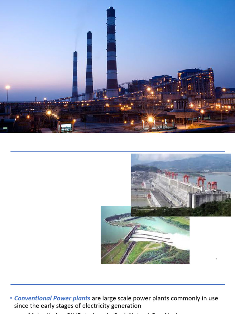 3.0 Conventional Power Plants - Presentation | PDF | Boiler | Fossil Fuel Power Station
