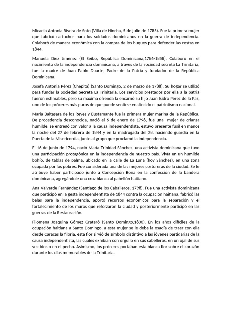 Micaela Antonia Rivera de Soto | PDF | República Dominicana