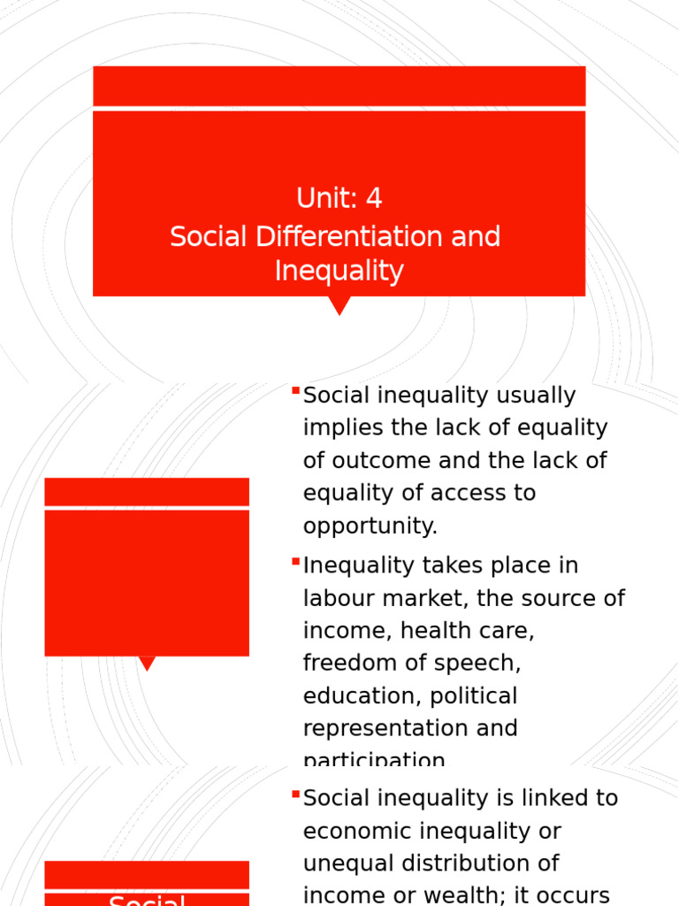 Social Inequality and Stratification Insights | PDF | Social Inequality ...