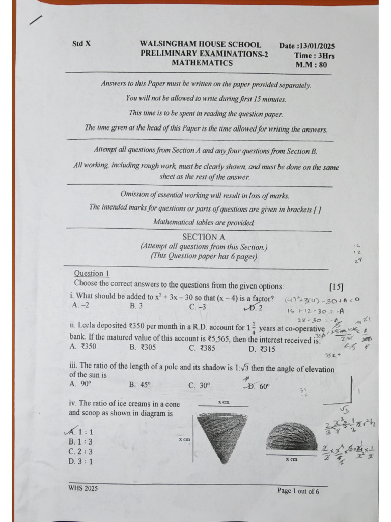 Whs 2025 Prelim PDF | PDF