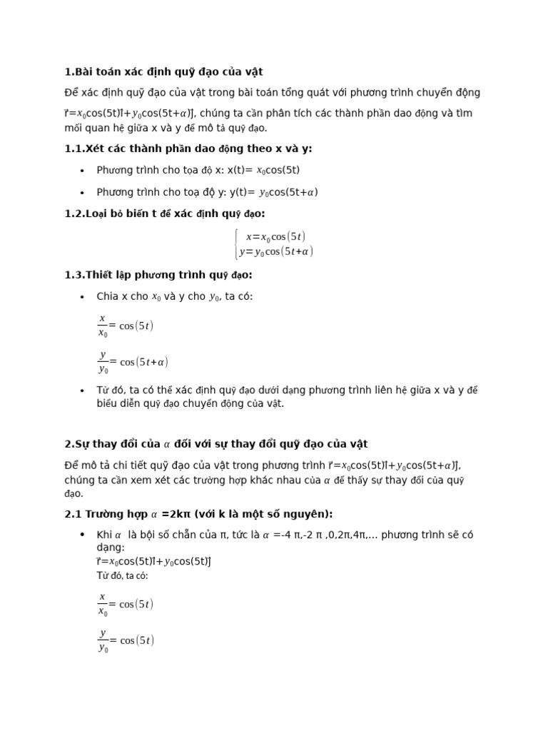 Công TH C BTL Vl1 | PDF