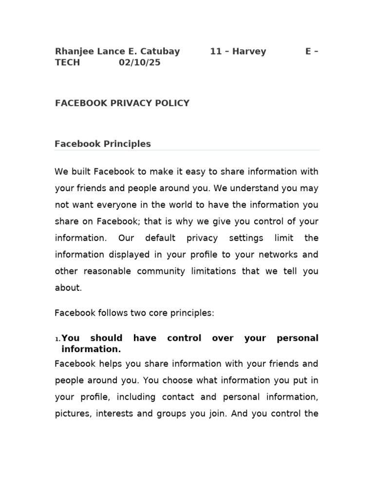 E TECH Assignment | PDF | Http Cookie | Facebook