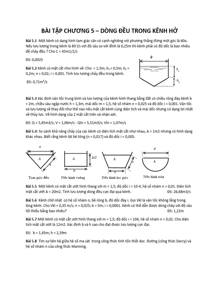 Bai Tap Chuong 5 | PDF