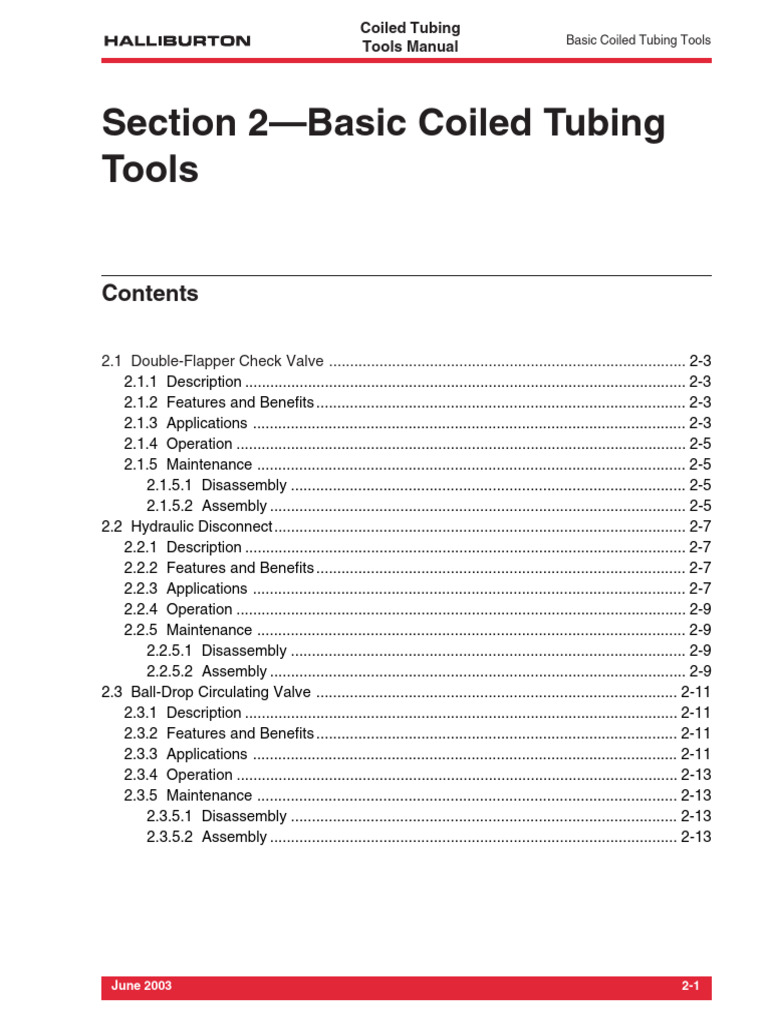 Basic Tools CTU. | PDF | Valve | Pipe (Fluid Conveyance)