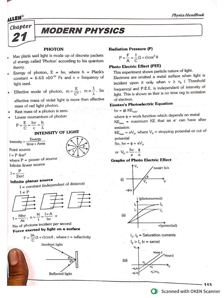 Atomic Structure Short Notes | PDF