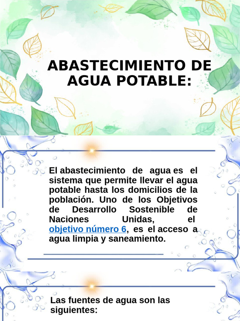Agua Potable | PDF