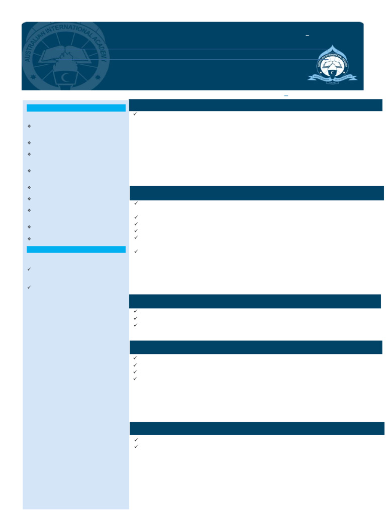 Student Bulletin Term 1 Week 3 A | PDF | Semitic Words And Phrases | Sharia