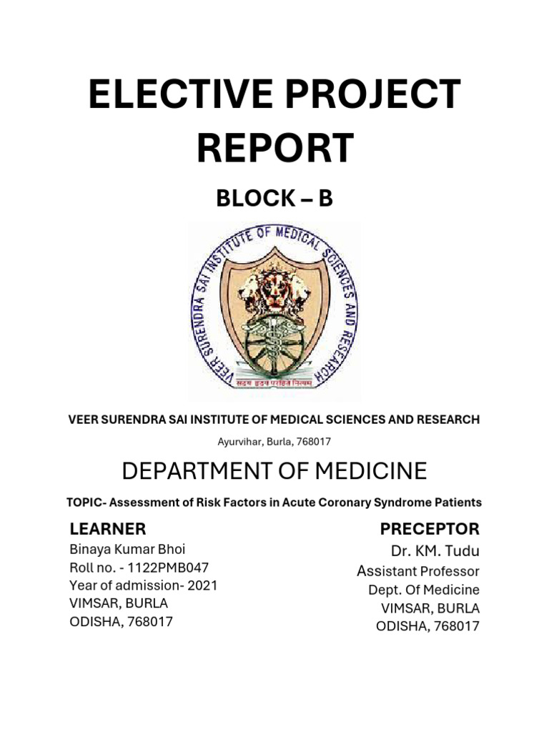 Elective Project Report Bodhi | PDF