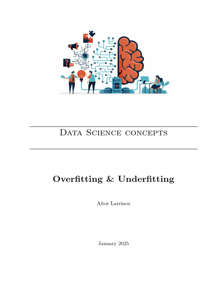 Data Science Concepts Overfitting Underfitting | PDF | Data Analysis | Applied Mathematics