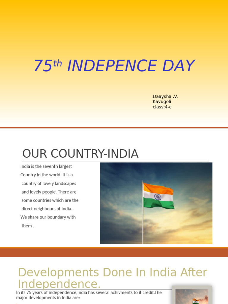 India's 75 Years of Progress | PDF