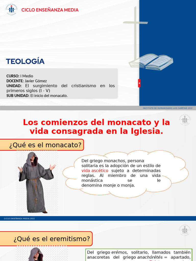 Introducción al Monacato en la Iglesia | PDF | Monacato | Ascetismo