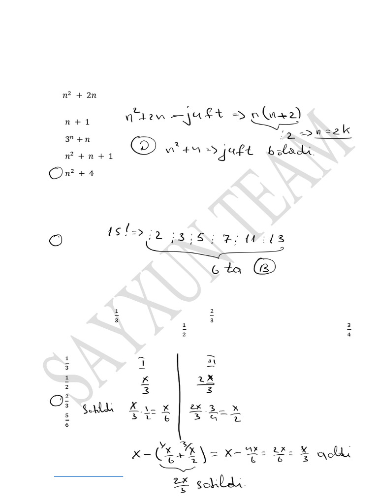 Mock 37 Yechimlar - 250107 - 205158 | PDF