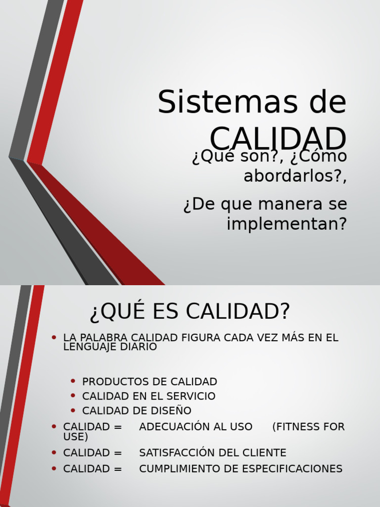 Sistemas de Calidad Prac Int | PDF | Calidad (comercial) | Sistema de ...