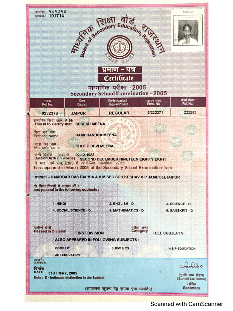 10 Certificate. | PDF