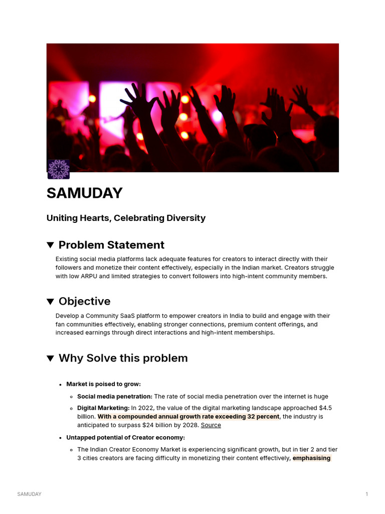 SAMUDAY | PDF | Social Media | Popular Culture & Media Studies
