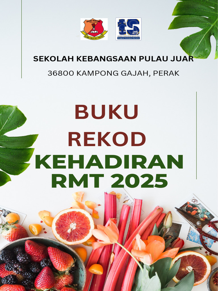 Cover Buku Kehadiran Rekod RMT | PDF