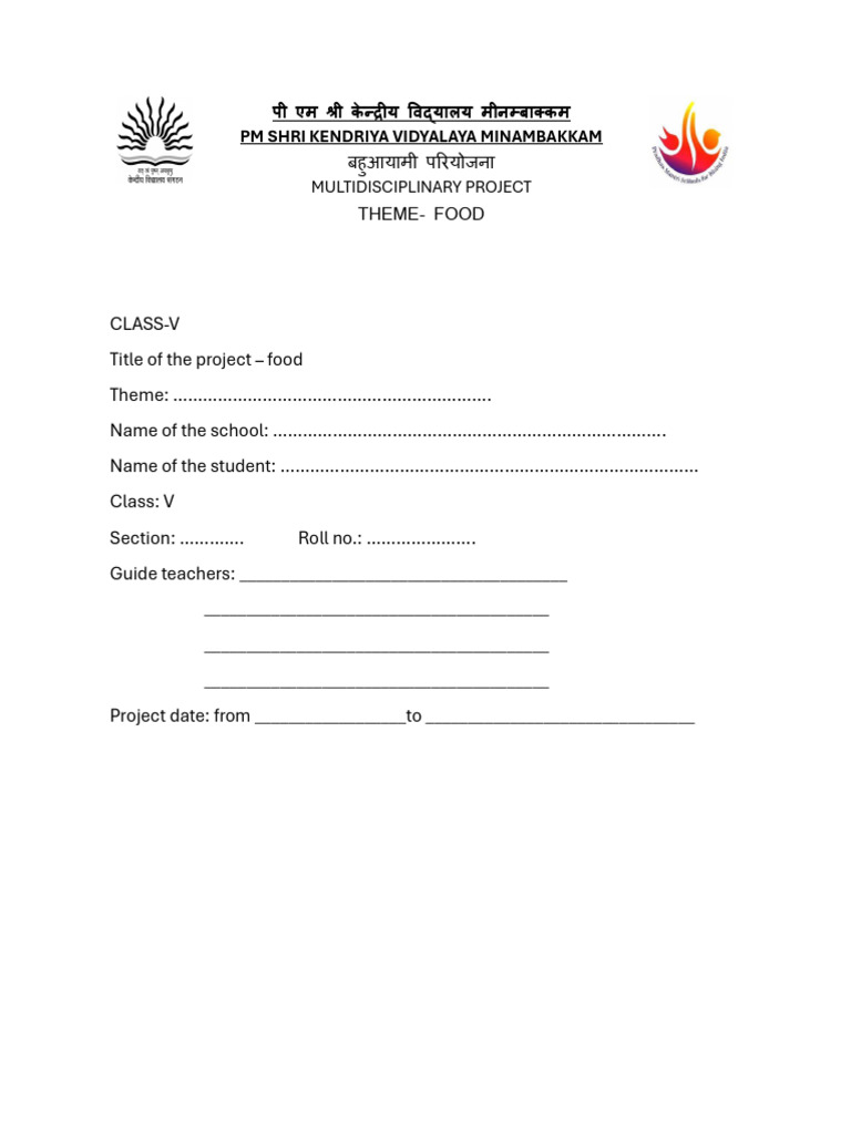 CLASS 5 MDP PDF (1) | PDF | Foods