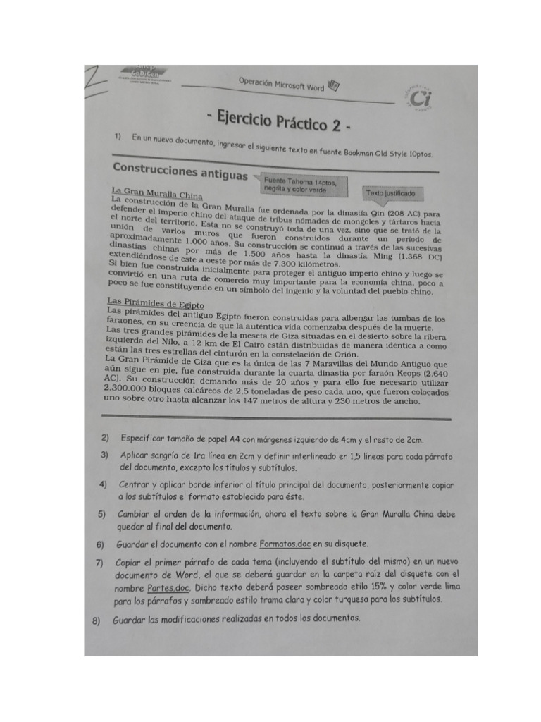 Ejericio 3 Cuarto Magiststerio Compu 2025 | PDF