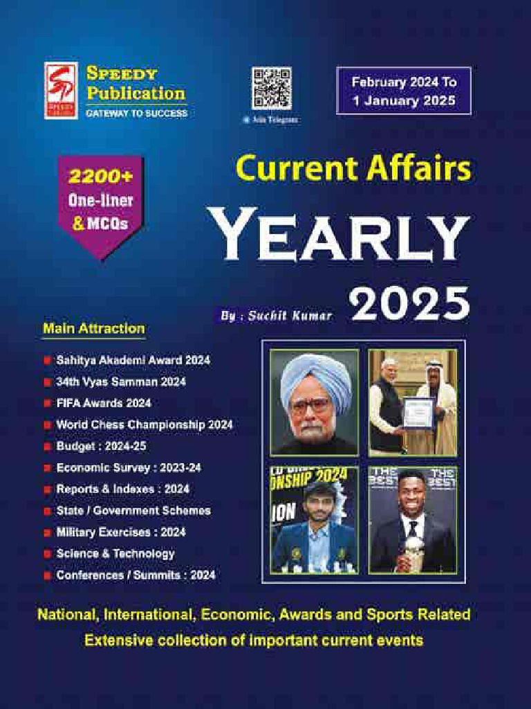 Current Affairs Yearly 2025 | PDF
