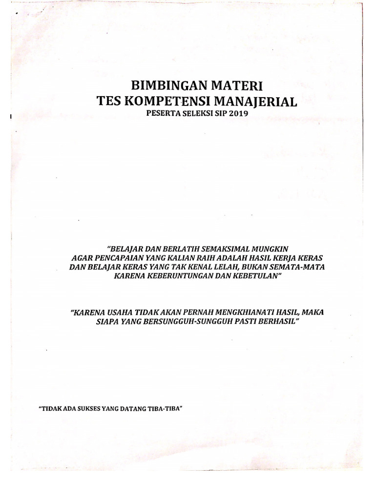 Lat Soal TKM - 20190130074916 | PDF