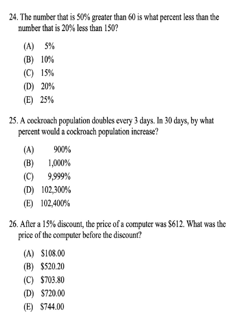 percent practice | PDF