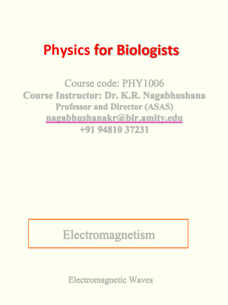 EM Waves | PDF | Electromagnetic Radiation | Waves