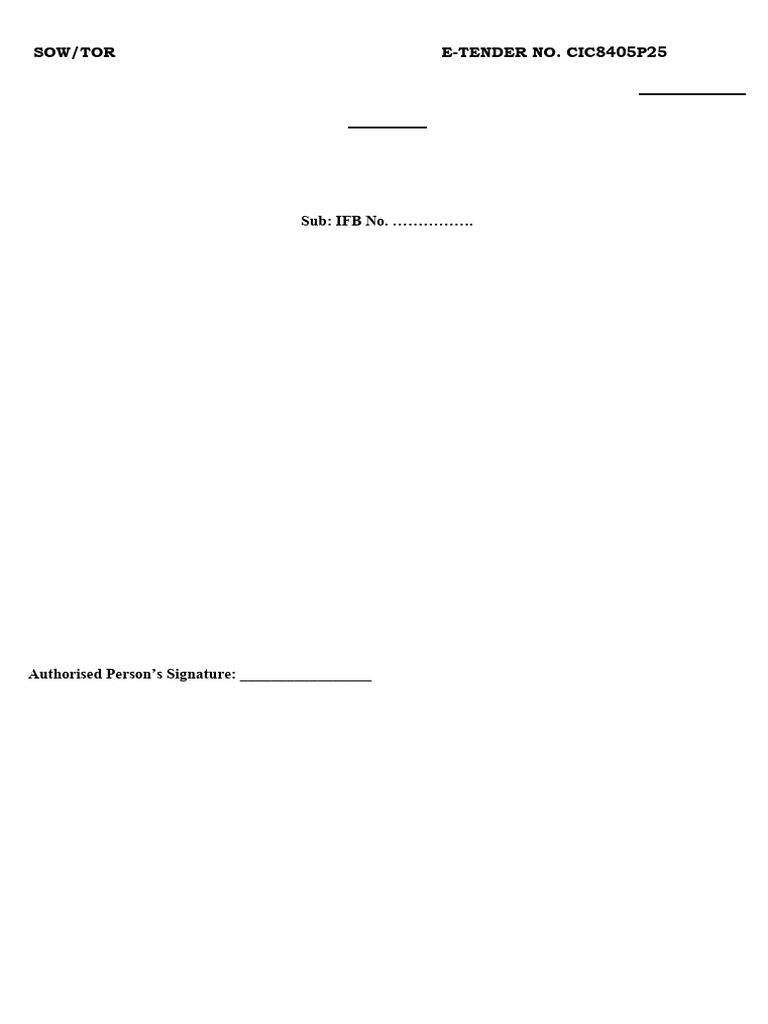 Bid Form (Proforma-C) | PDF