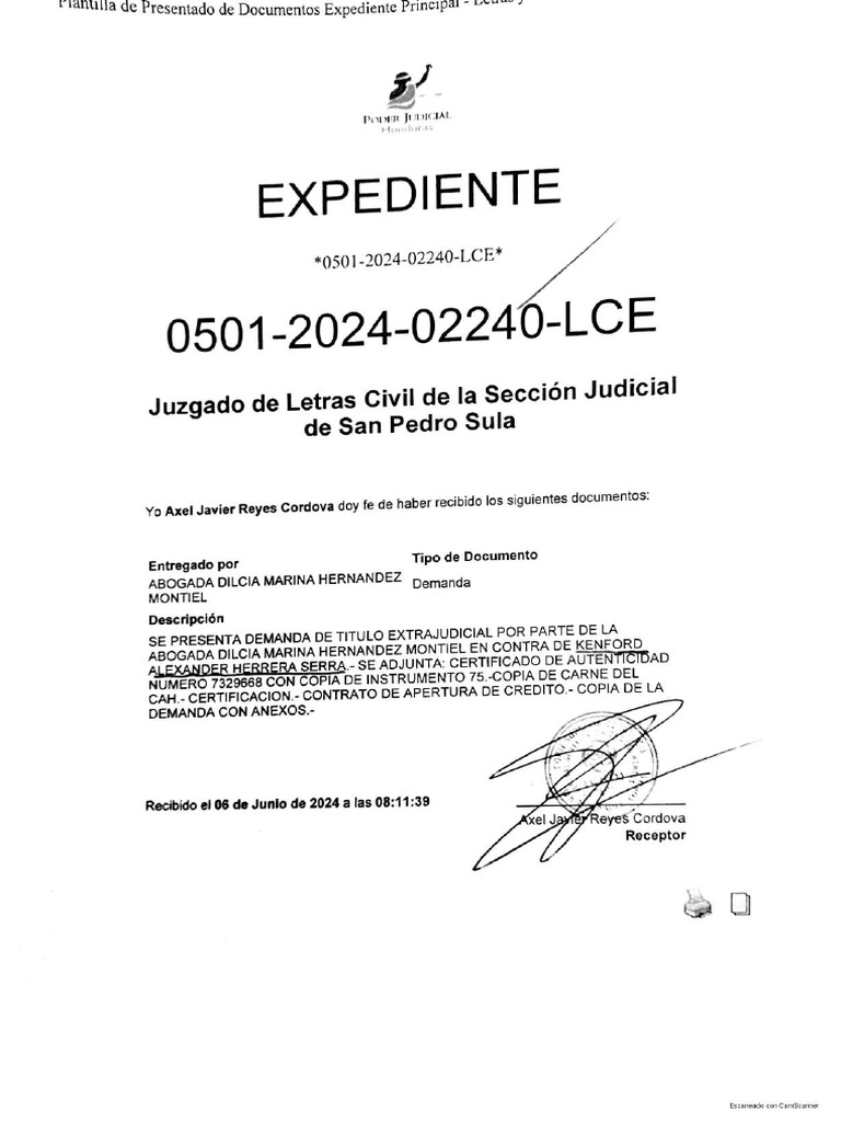 Demanda de Kenfort Alexander Herrera Serra - Compressed | PDF